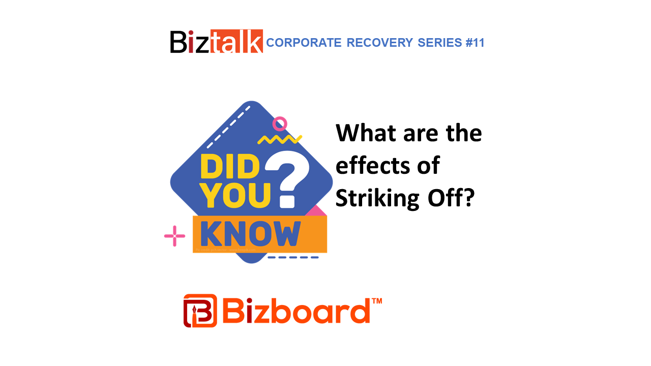 Biztalk: Corporate Recovery Series #11 What are the effects of Striking ...